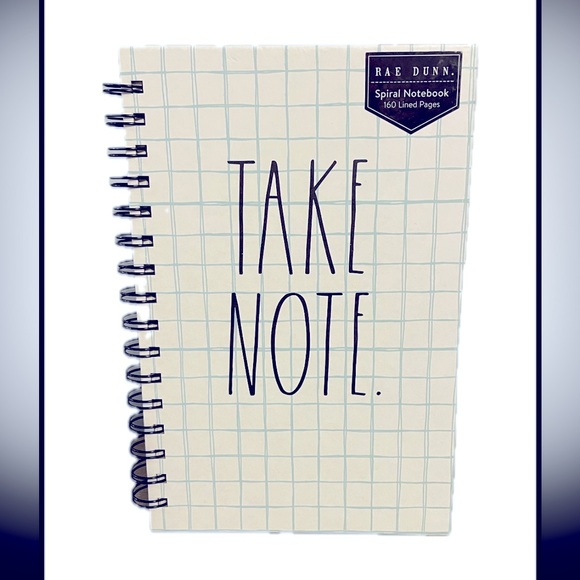 Rae Dunn | Office | Rae Dunn Spiral Notebook 6pg Lined Pages | Poshmark